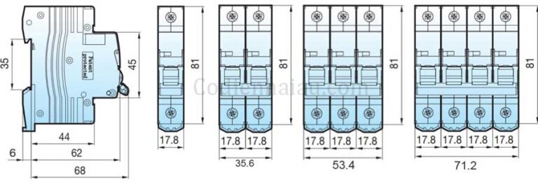 MCB LS BKJ63N 10A 1P 6kA - Codienhaiau.com