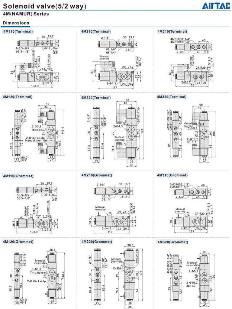 Van điện từ Airtac 4M - Codienhaiau.com