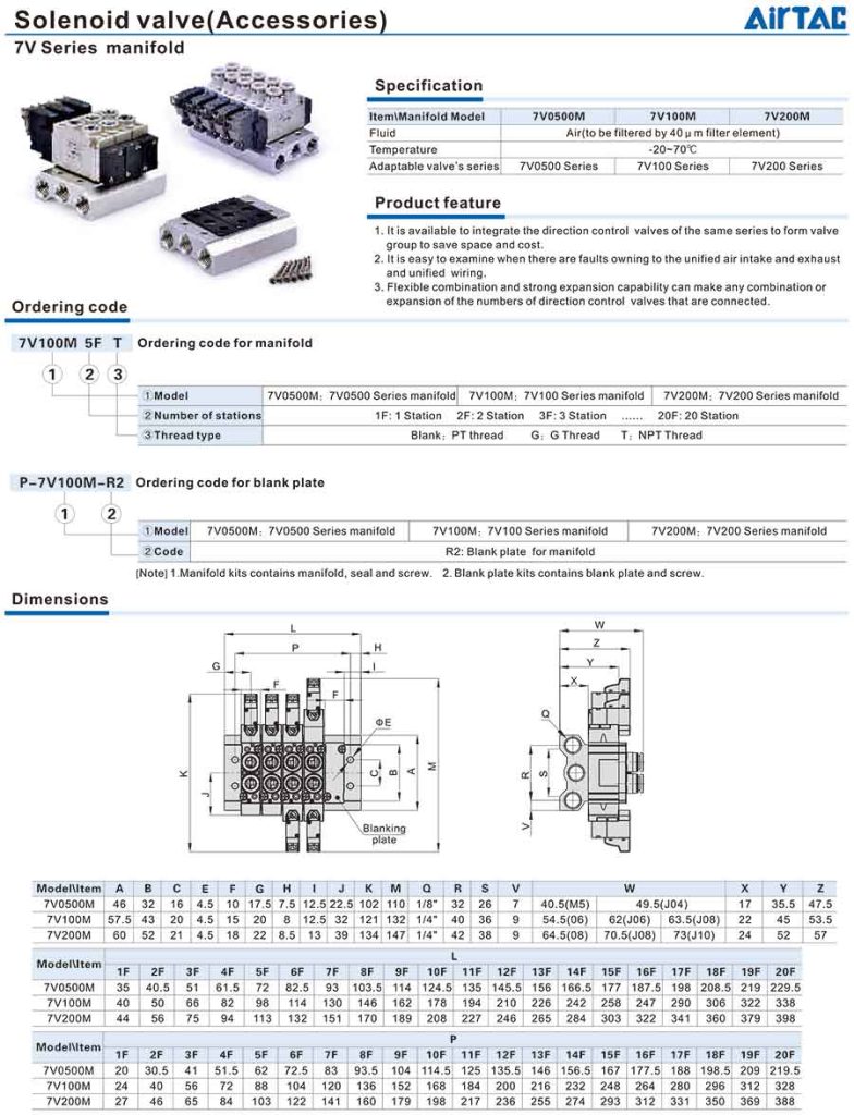 Đế van Airtac 7V - Codienhaiau.com