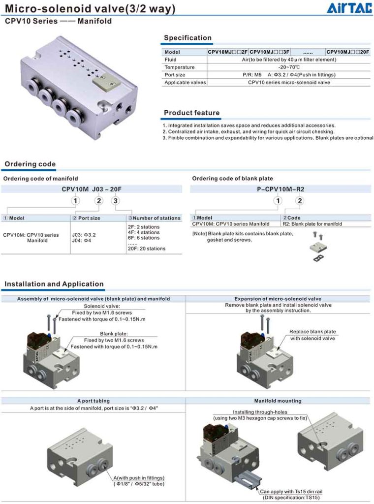 Đế van Airtac CPV10 - Codienhaiau.com