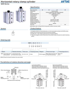 Xy lanh kẹp Airtac QDK - Codienhaiau.com
