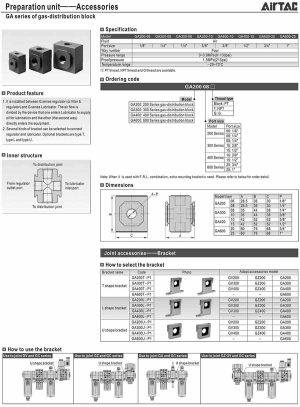 Đầu chia áp Airtac GA - Codienhaiau.com