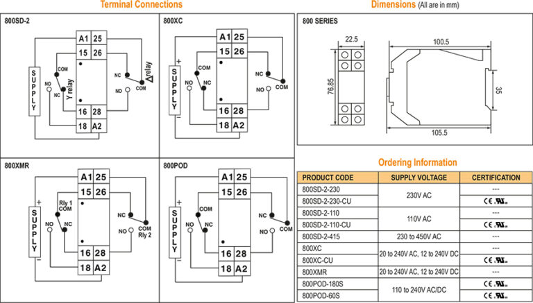 800POD - Timer OFF delay Selec - Codienhaiau.com