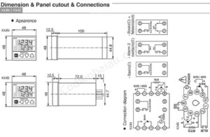 Hanyoung KX4N-MENA - Bộ điều khiển nhiệt độ - Codienhaiau.com
