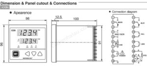 Hanyoung KX9N-MENA - Bộ điều khiển nhiệt độ - Codienhaiau.com